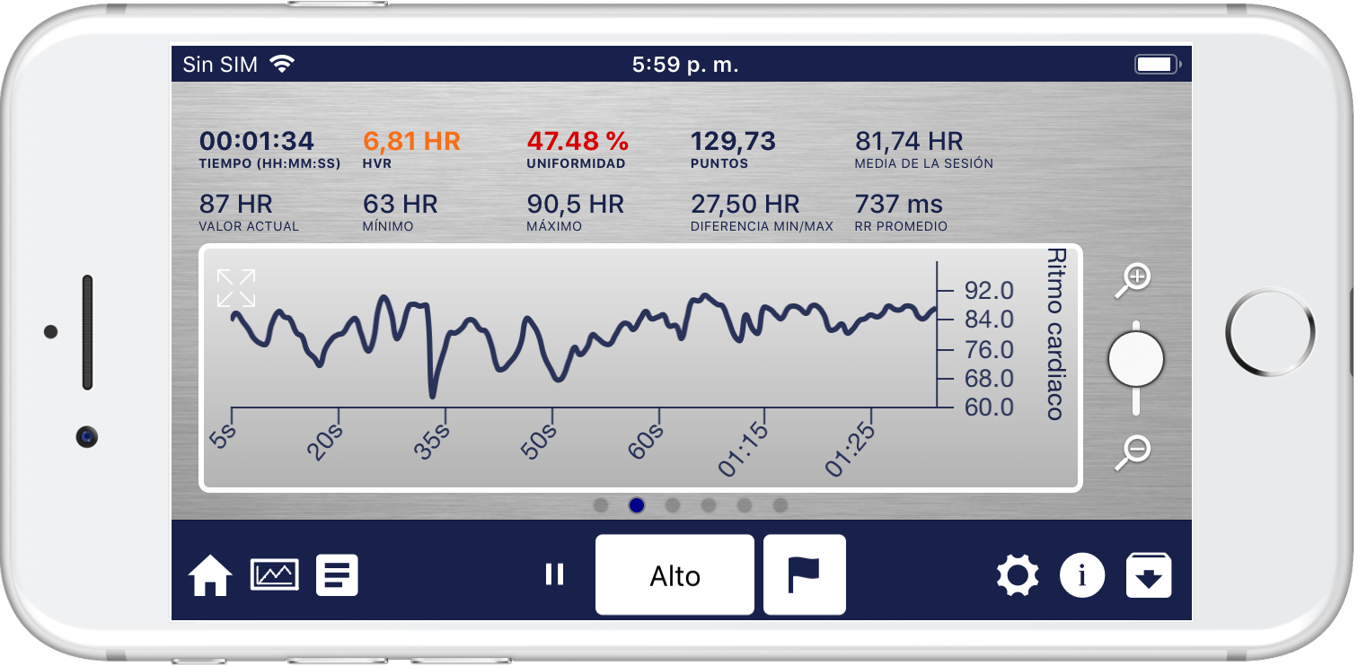 eSense Pulse - HRV biofeedback with iphone or smartphone Heart rate ...